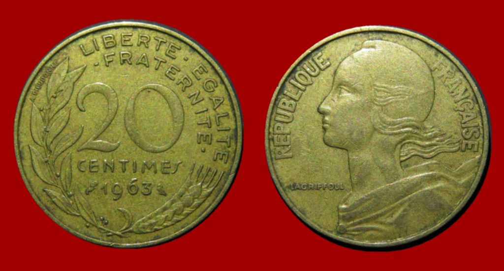 20 centimes Lagriffoul 1963 - Empire des Monnaies