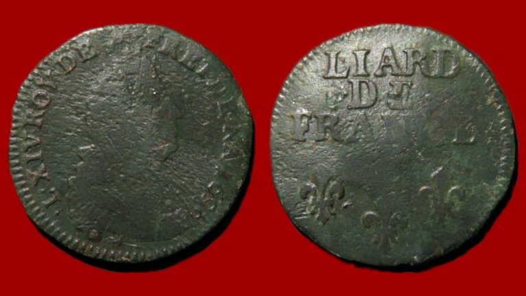 Louis XIV - Liard 1698 Besançon - Empire des Monnaies