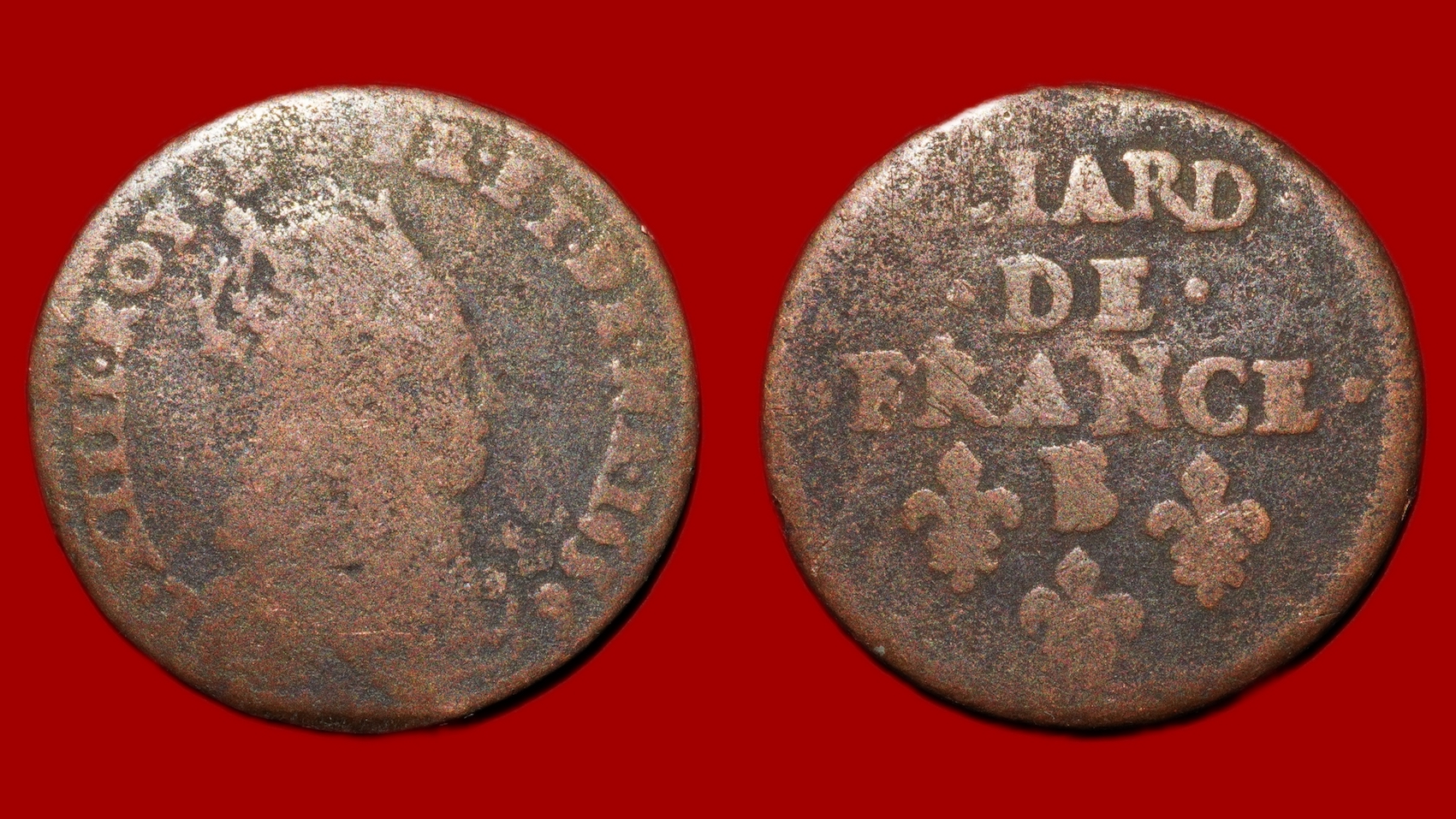 Louis XIV - Liard 1656 B - Empire des Monnaies