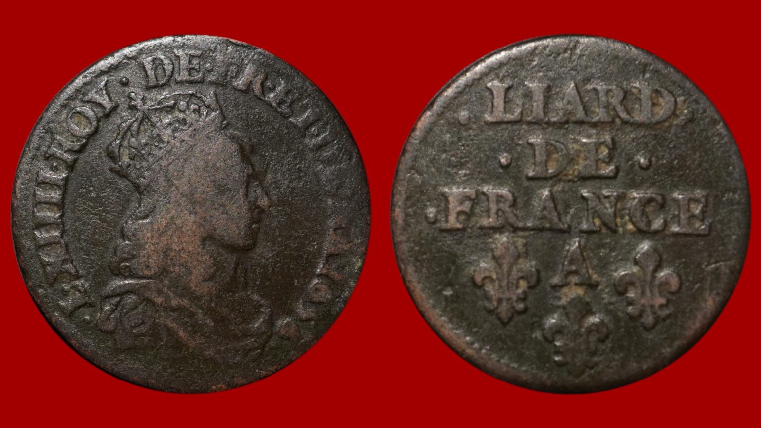 Louis XIV - Liard 1656 A - Empire des Monnaies